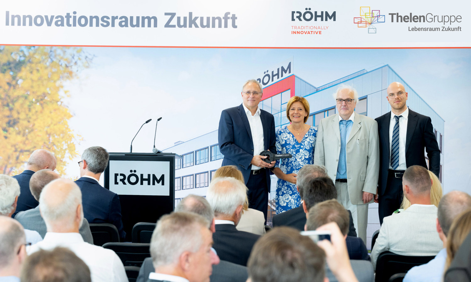 Thelen-Gruppe | Einweihung Röhm Innovationszentrum in Worms - Thelen-Gruppe